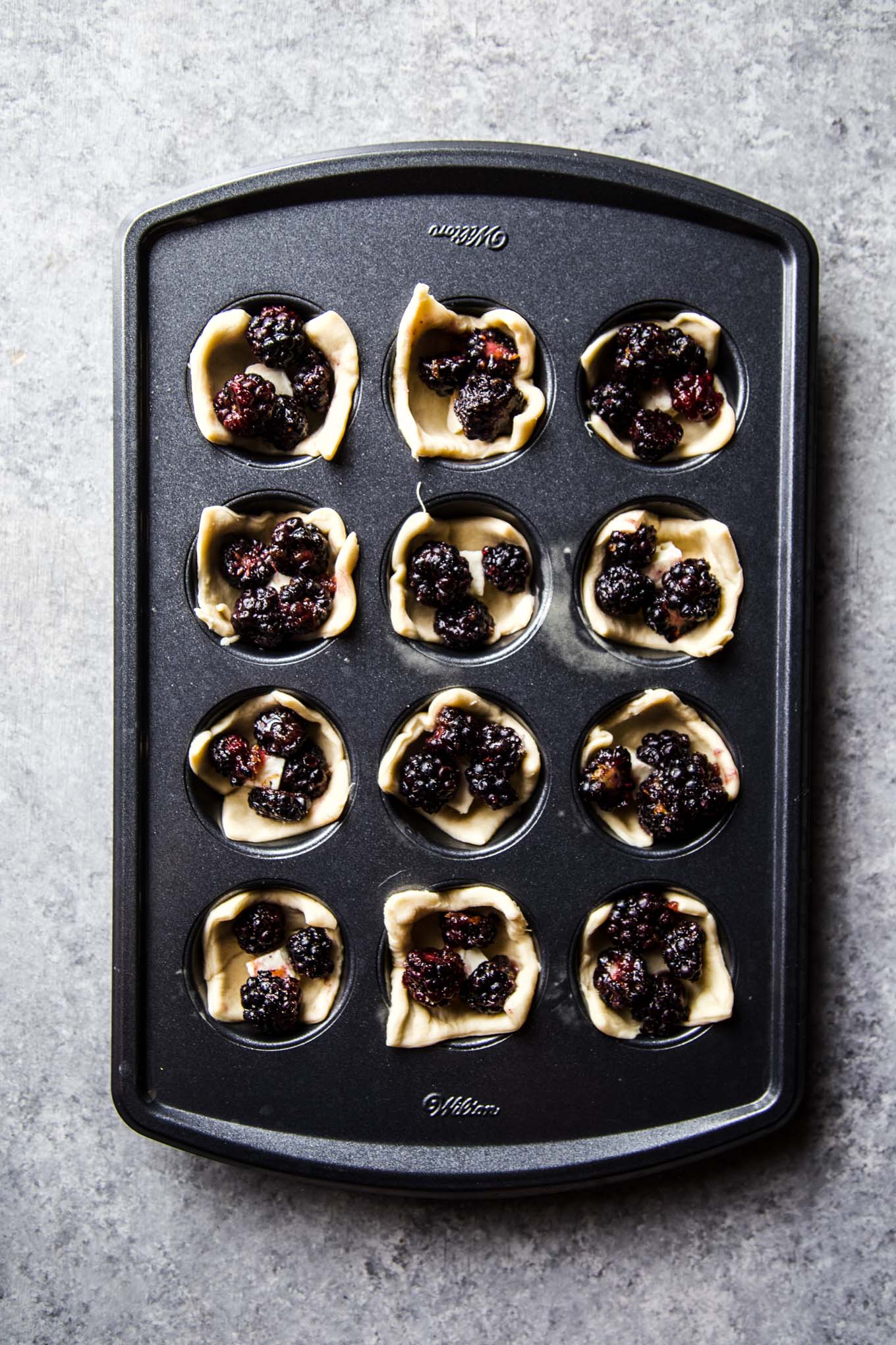 Cardamom Blackberry Brie Bites